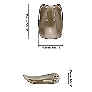 QWORK Metatarsal Guard, Safety Footwear Attachment for Metatarsal Protection, Safety Shoe Cover for Most Work Boots, Universal Size (1 Pair)