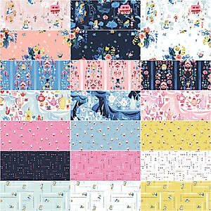 Jill Howarth Down The Rabbit Hole Rolie Polie 40 2.5-inch Strips Jelly Roll Riley Blake RP-12940-40