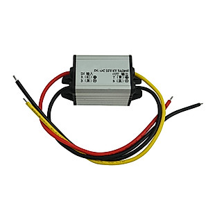 Proshopping DC Converter Regulator, 12V Step Down to 6V 3A 18W Voltage Reducer, DC/DC Power Supply Module Buck Transformer, Waterproof - for Car Truck Vehicle Boat