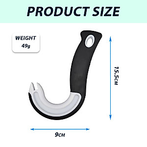 Easy Open Ring Pull Can Opener - Pop Top Tab Puller - Simple Tool for Soda Tabs, Lid Lifter, Tin Can, Ideal for Protecting Nails and Folks with Joint Pain or Arthritis