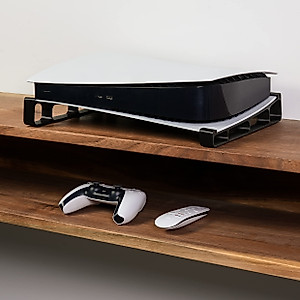 Glistco Skates - Horizontal Stand Compatible with PS5 - Digital Edition (Black)