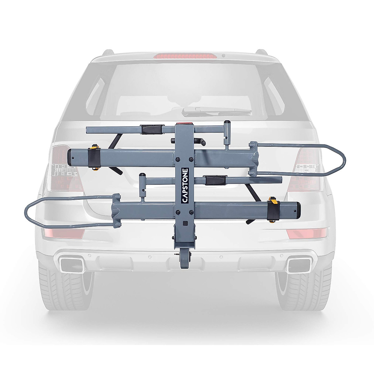 Capstone Car Racks and Bicycle Accessories Elite 2.0 Hitch Rack for 2 Bikes, Gray