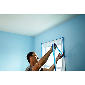 Scotch Blue Painters Tape Applicator, Applies Painter's Tape in One Continuous Strip, Paint Tape Applicator for Trim, Windows and Door Frames, 1.41 Inches x 20 Yards, 1 Starter Roll