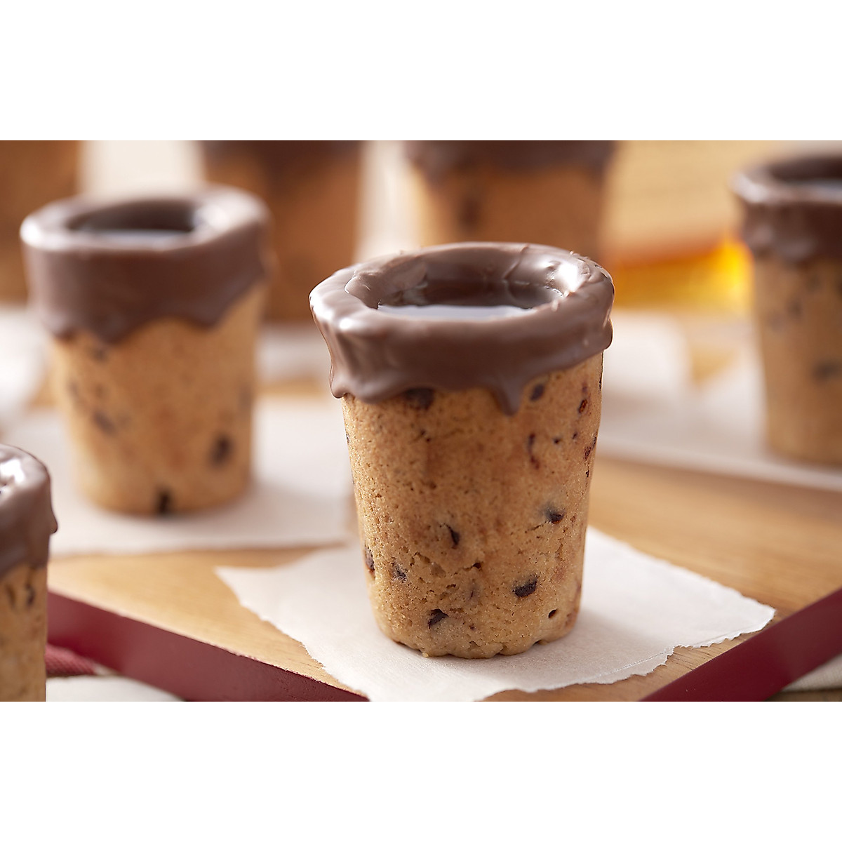 Wilton Cookie Shot Glass, 6-Cavity - Bake Perfect Sweet Shooters with this 6-Cup Cookie Shot Glass Pan, Non-Stick Round Pan Made of Steel