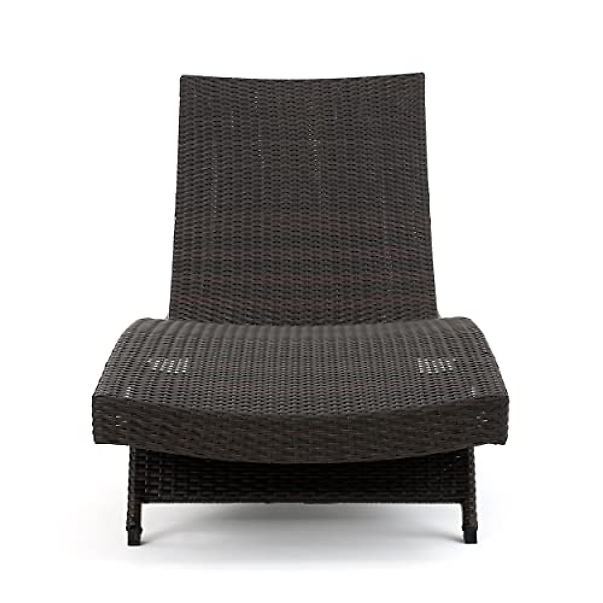 Christopher Knight Home Salem Outdoor Wicker Chaise Lounge Chairs, Brown - 2-Pcs Set