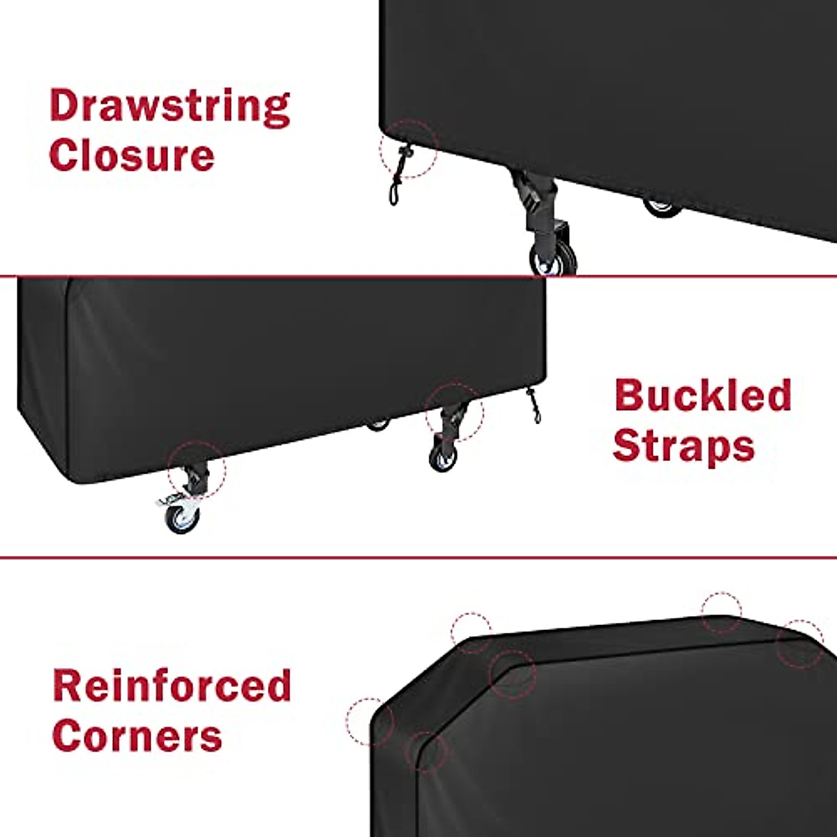 iCOVER 36 inch Griddle Cover for Blackstone, Waterproof Lightweight Polyester Barbecue Cover Flat Top Gas Grill Cover for Blackstone 36" Griddle Cooking Station for Camp Chef