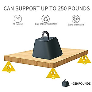 KATA 32pcs Pyramid Stands Painter's Painting Stands,Mini Cone Paint Stands for Canvas and Door Risers Support,Cabinet Paint Pouring