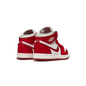 Jordan Boy's Jordan 1 High OG (Little Kid) Light Iron Ore/Varsity Red/Sail 2.5 Little Kid M