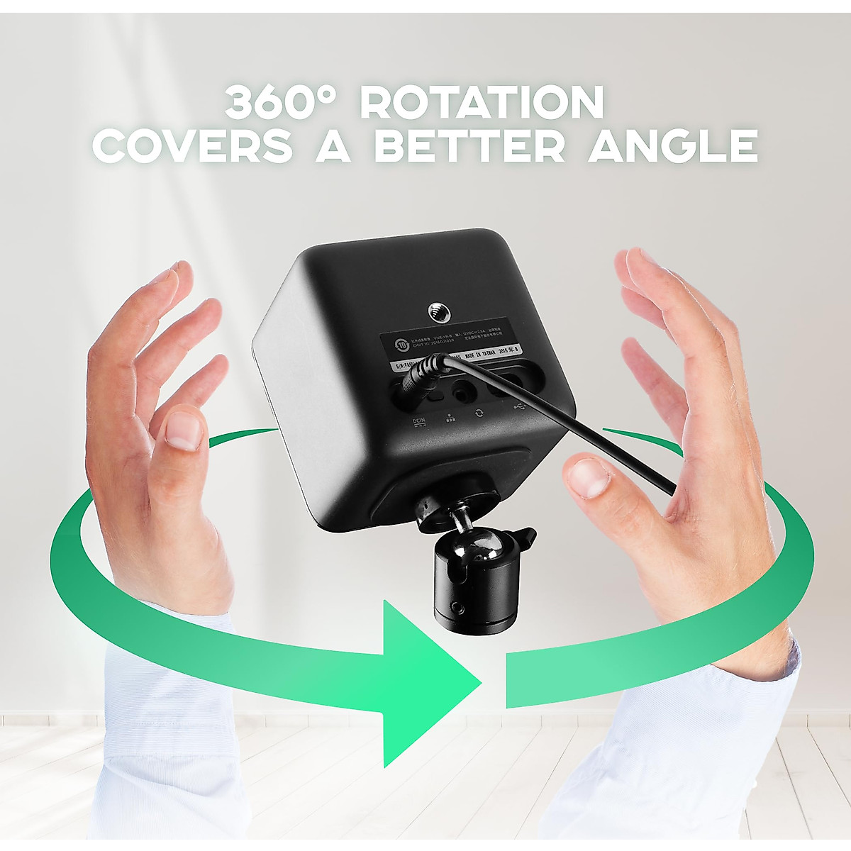 Skywin VR Stand Compatible with HTC Vive & Index Base Station - Tempered Glass HTC Vive Stand for Vive and Rift Constellation Sensors