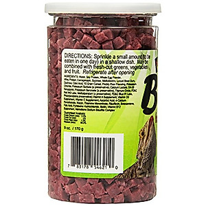 Nature Zone Snz54621 Bearded Dragon Bites Soft Moist Food, 9-Ounce