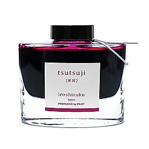Pilot Iroshizuku Fountain Pen Ink - 50 ml Bottle - Tsutsuji Azalea (Magenta) (japan import)