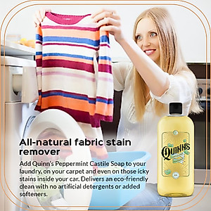 Quinn's Pure Castile Organic Liquid Soap, 32 ounce (Peppermint)