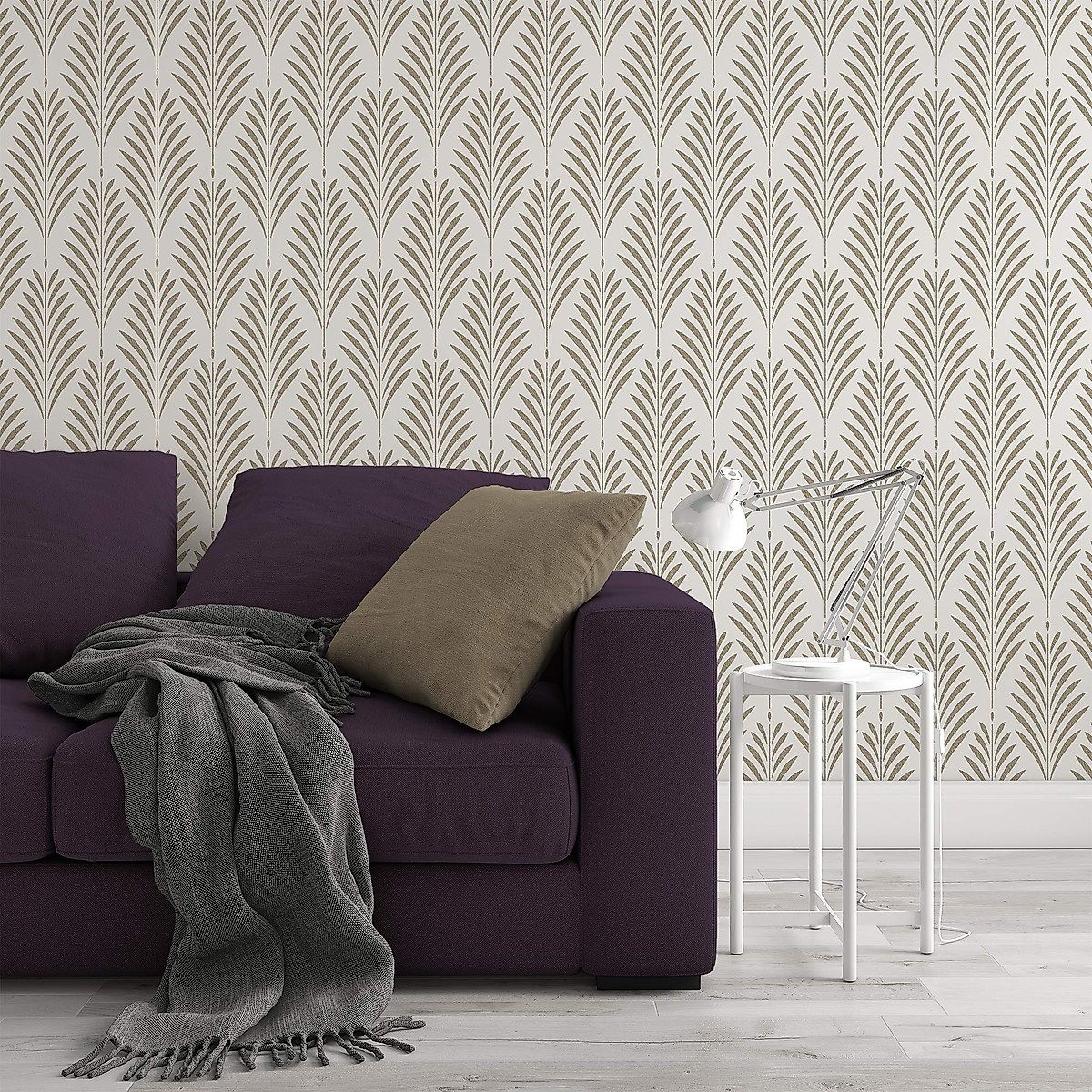 Fern Pattern Wall Stencil - Fern Wall Stencil, Stencils, Wall Stencil, Stencil for Painting - Wall Stencils for DIY Home Decor Projects