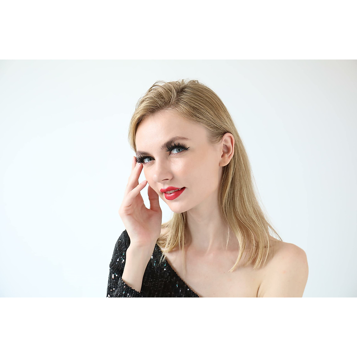 HIPRETTYUS 15 Pairs 3D Mink False Lashes, Wholesale Handmade Reusable 3D Faux Mink Fake Eyelashes, Wispy Long Full Natural Pack…