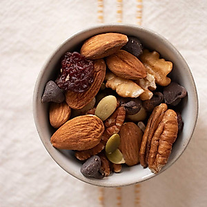 Mrs. Barr’s Natural Foods Trail Mix | Chocolate Chip | Superfood | Real Food Ingredients | Plant-Based Protein Snack | Camping, Hiking & Backpacking Food | Small Batch | Gourmet | 11 Ounces (3 Pack)