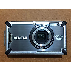 (Optio) PENTAX waterproof digital camera OPTIO W80 gunmetal 12 million image gray megapixel 5 x optical zoom OPTIOW80GG