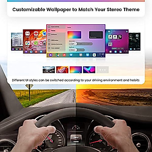 Dasaita 10.25'' Android Car Stereo Single 1 Din Radio GPS DSP IPS Carplay Android Auto (Rotatable & Detachable)