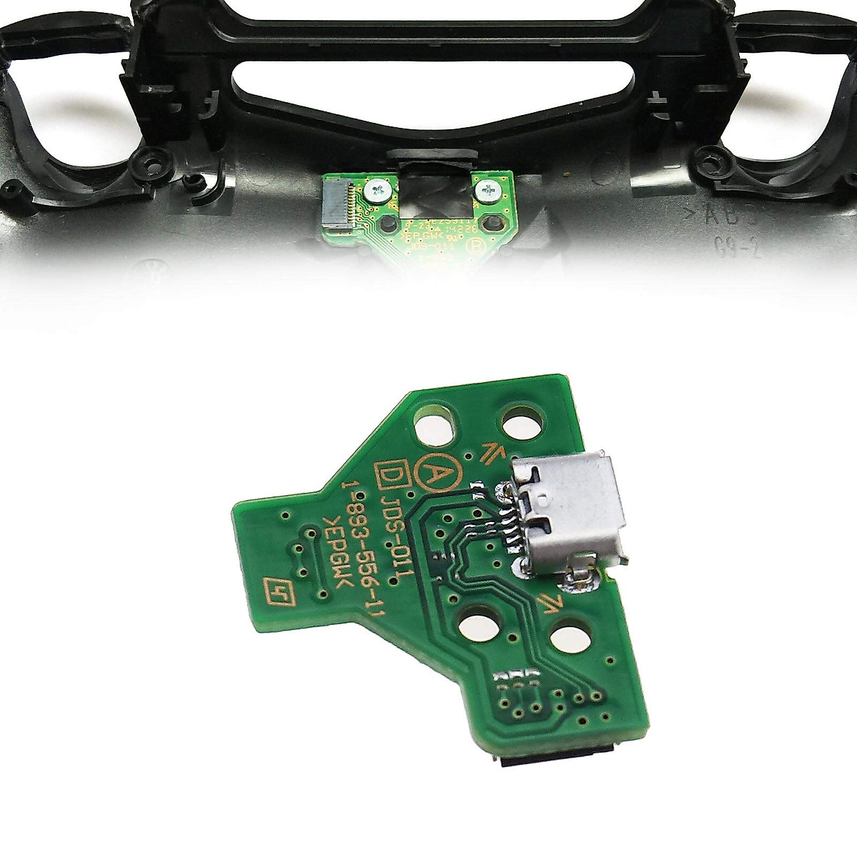 USB Charging Port Charger Socket Board Replacement with Flex Cable JDS-030 Compatible With PS4 Controller Electrical Accessories
