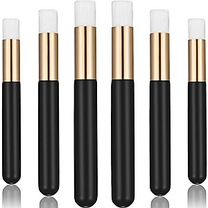 20 Pieces Lash Shampoo Brushes Peel Off The Blackhead Brush Remover Tool Nose Pore Deep Cleaning Brush Facial Cleansing Brushes Eyelash Extensions Blackhead Brush for Women Cosmetic Tools, Black