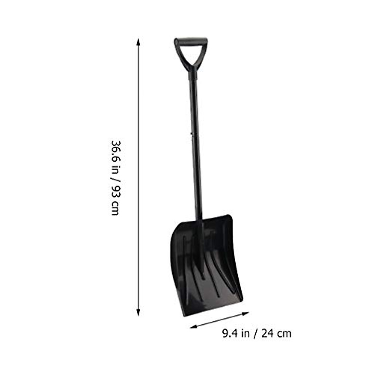 Hemoton Snow Shovel Portable Snow Shovel Snow Shovel Collapsible for Car Garden Camping Gardening Beach Digging Sand Mud Snow Shovel Retractable Snow Shovel Garden Shovel