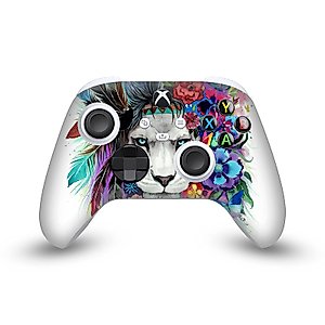 Head Case Designs Officially Licensed Pixie Cold King of The Lions Art Mix Vinyl Sticker Gaming Skin Case Cover Compatible with Xbox Series X / S Controller