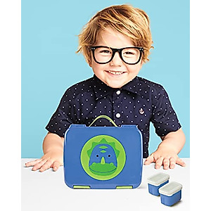 Skip Hop Kids Bento Lunch Box, Ages 3+, Zoo Dino