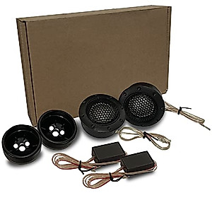 CYDZSW 1 Inch Car Audio Tweeters,Door Stereo Speakers,Truck Super Tweeter Pair Set 180W(DDT-S30)