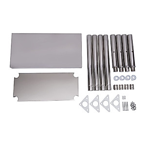 Stainless Steel Table for Prep & Work, Heavy Duty Prep Table with Bottom Shelf Commercial Kitchen Work Table for Kitchen Restaurant Hotel