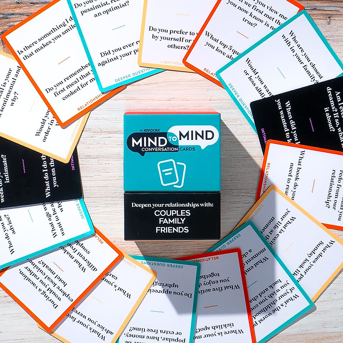 400 Questions for Couples, Family, Friends - Conversation Cards for Relationship Building - Intimate Date Night or Fun Family Activity for Adults - Deep, Intimacy Deck - Card Game to Start Talking