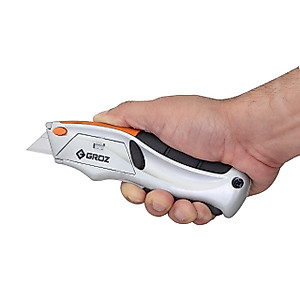 Groz 61500 Retra Knife with 6 SK2 Steel blades