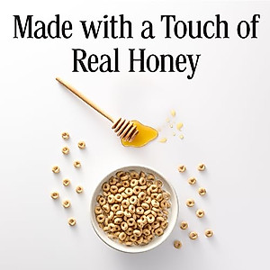 Honey Nut Cheerios Cereal, Limited Edition Happy Heart Shapes, Heart Healthy Cereal With Whole Grain Oats, Mega Size, 29.4 oz