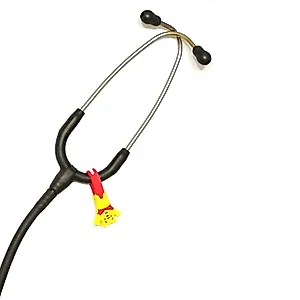 Stethoscope Charms Clip - Medical Gift Yellow Bear