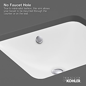 KOHLER Verticyl Rectangle under-mount bathroom sink