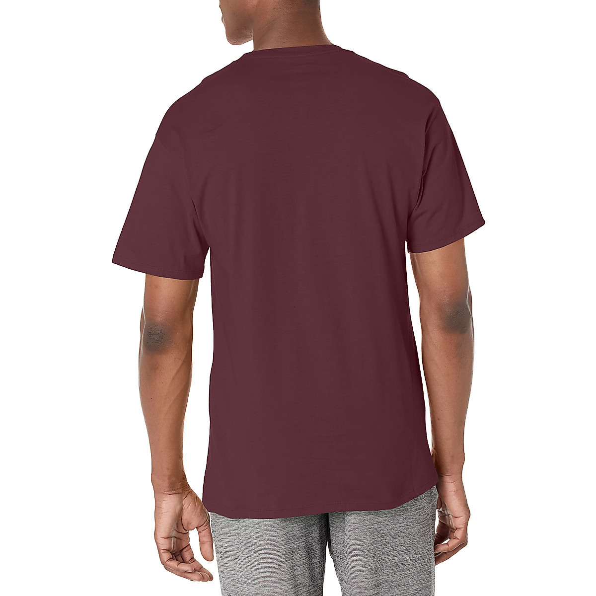 Champion Mens Classic T-shirt, Everyday Tee For Men, Comfortable Soft (Reg. Or Big & Tall), Maroon, X-Large US