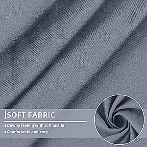 hyha Waterproof Couch Cushion Covers, Sectional Sofa Slipcovers Washable, L Shape Chaise Dog Couch Covers for Sectional Sofa, Universal Furniture Protector (1 Piece for Chaise, Grey)