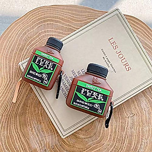 Peekdook for Air pod 2/1 Case Soft Silicone Cute Cartoon Fure Leaf Set Fashion Food Protective Skin Accessory Keychain Girl Teens Air pod 2&1 Compatible Box (Fure Leaf)