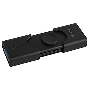 Kingston DataTraveler Duo 32GB USB-A and USB-C Dual Connector Flash Drive (DTDE/32GBCR)