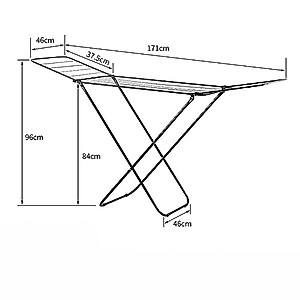 GAENZA Floor-to-Ceiling Folding Clothes Rack Clothes Drying Rack Indoor Balcony Airfoil Simple Household Towel Drying Quilt Pole Outdoor Clothes Rack