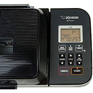 Zojirushi BB-PDC20BA Home Bakery Virtuoso Plus Breadmaker, 2 lb. loaf of bread, Stainless Steel/Black & BB-SSC10WZ Home Bakery Maestro Breadmaker, Premium White