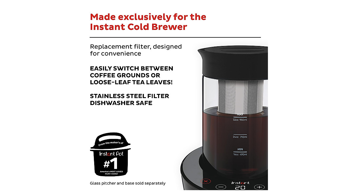 Instant Pot Cold Brew Basket Accessory for Easy Brewing