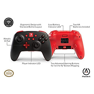 PowerA Enhanced Wireless Controller for Nintendo Switch - Black