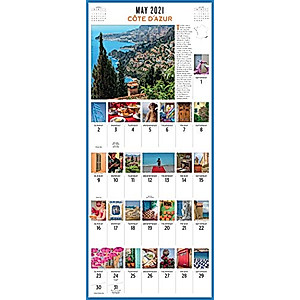 365 Days in France Picture-A-Day Wall Calendar 2021