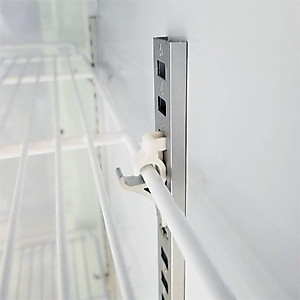 Procool Refrigeration Glass 2 Door Upright Display Cooler "Ice Cold Drinks" Design; 35 Cubic Ft., 45" Wide