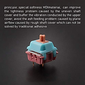 Gliging 120Pcs/Set MX Switch Films Mechanical Keyboard Switches stabilizer Switch Film Repair for Cherry MX kailh Gateron Switch