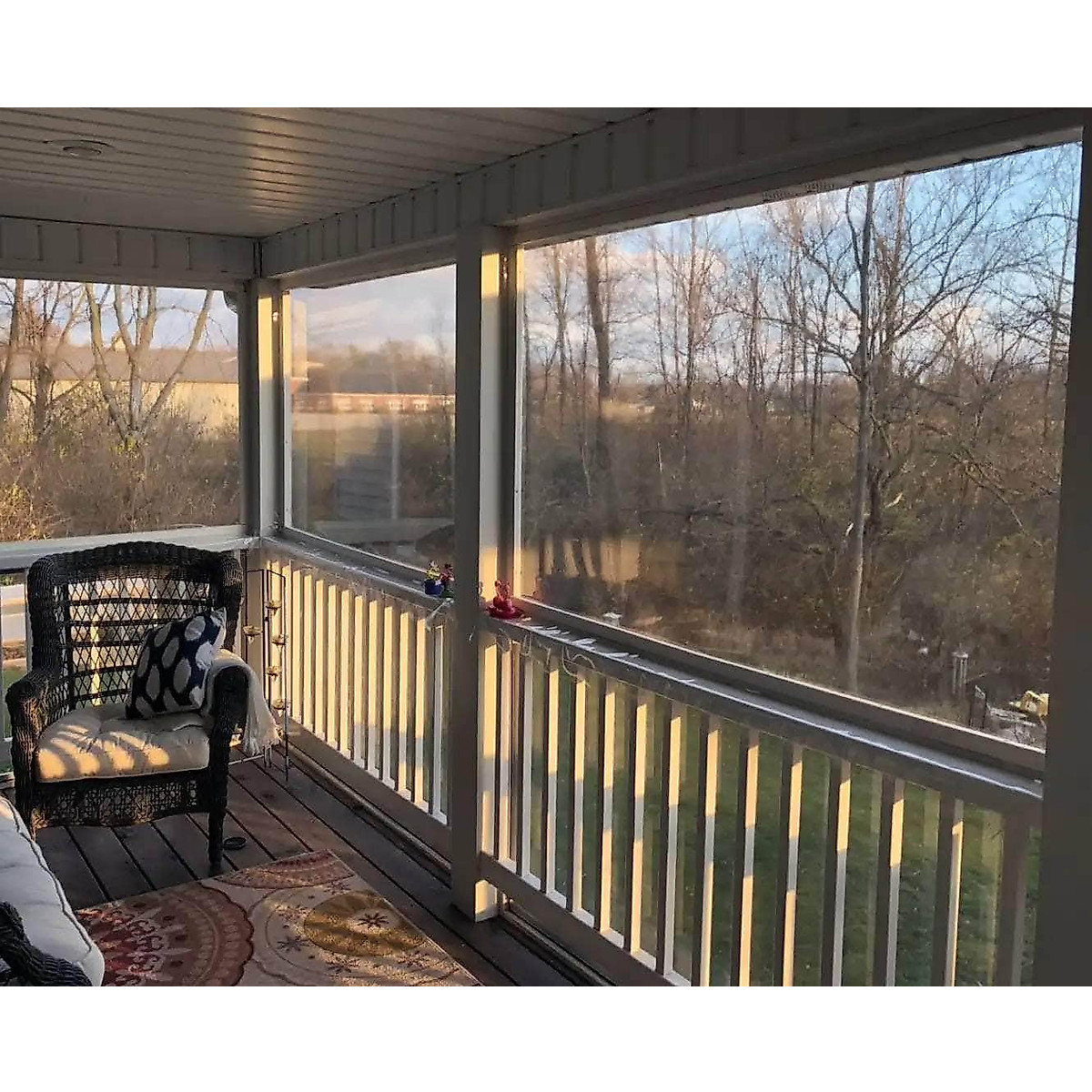 Metro Screenworks Clear Vinyl Roll (Partial) - Clear Marine Vinyl 4 Gauge Sheet - 54-in x 8 Yards - Double Polished Heavy Duty Plastic Sheeting for Windows, Boats, Greenhouse, & More