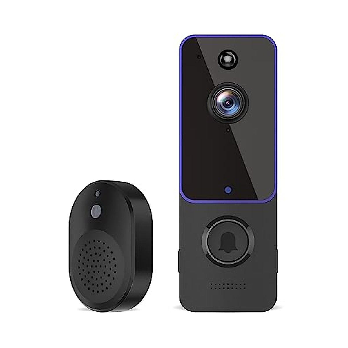 Aiwit Doorbell Camera Wireless, Indoor/Outdoor Surveillance Cam, Battery Powered, Included Chime Ringer, Live View, AI Smart Human Detection, 2-Way Audio, 2.4G WiFi, HD Night Vision, Cloud Storage