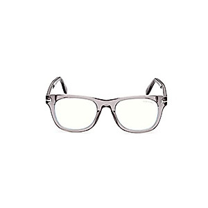 Eyeglasses Tom Ford FT 5820 -B 020 Shiny Transparent Grey,"t" Logo/Blue Block