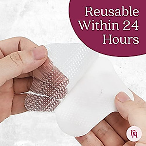 [8 Pads] Hydrogel Pads for Breastfeeding Soreness Support - Immediate Relief Nipple Gel Soothing Pads - Easy Apply Gel Nipple Pads for Breastfeeding - Reusable Form Adjusting Breastfeeding Gel Pads