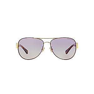 COACH HC7059-92482P Sunglasses L138 GOLD PURPLE/PURPLE CONFE w/PURPLE GREY GRADIENT 58mm
