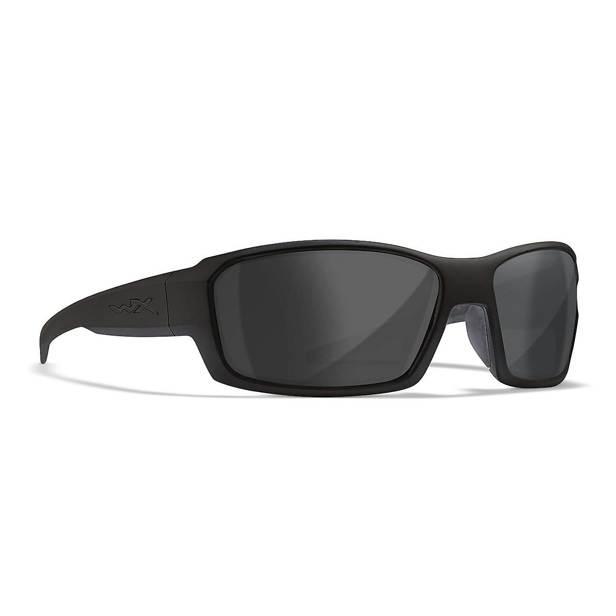 Wiley X Rebel Sunglasses, Safety Glasses for Men and Women, UV Eye Protection for Shooting, Fishing, Biking, and Extreme Sports, Matte Black Frames, Tinted Lenses